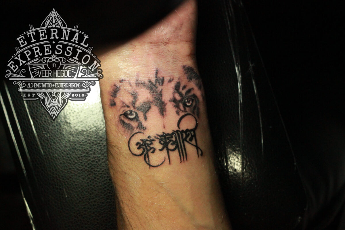 Gayatri Mantra Tattoo On Wrist Mahamrityunjay Mantra Tattoo . The