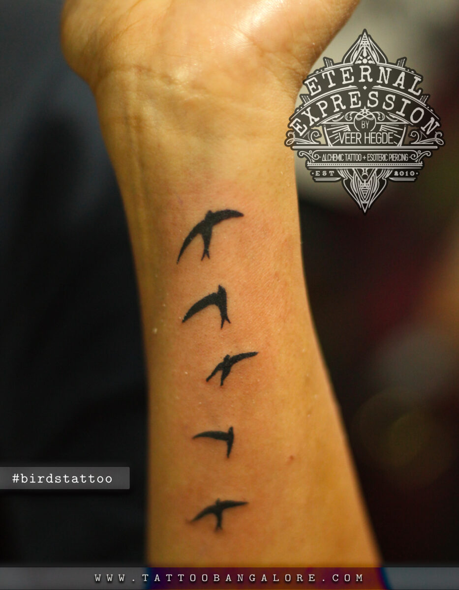 Birds Tattoo Designs For Girls